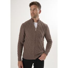Felix Hardy Herren Strickjacke &raquo;Strickjacke mit durchgehendem Rei&szlig;verschluss&laquo; M