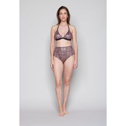 JOOP! Bikini-Hose JOOP "Leopard Beach", Damen, Gr. 40, N-Gr, braun (leopard aop), Obermaterial: 92% Polyamid, 8% Elasthan, Badehosen Bikini-Hose