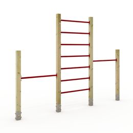 Wickey Kletterleiter mit 2 Reckstangen - PRO Tumble 409