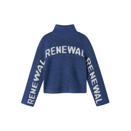 name it Sweater 'NKFNuva' girl size 134/140 mottled blue / White