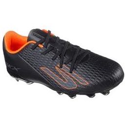 Fu&szlig;ballschuh Skechers "JR YOUTH FG, Skechers Skx_2 Jr Youth Mg", M&auml;dchen, Gr. 38, schwarz (bkor schwarz), Lederimitat, Schuhe Fu&szlig;ballschuh, Kunstrasenschuh unterst&uuml;tzt multidirektionale Bewegungen
