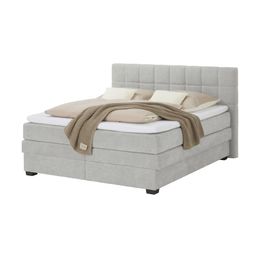 vanDoorn Boxspringbett mit Bettkasten Canto &brvbar; silber &brvbar; Ma&szlig;e (cm): B: 194 H: 119 &raquo; H&ouml;ffner
