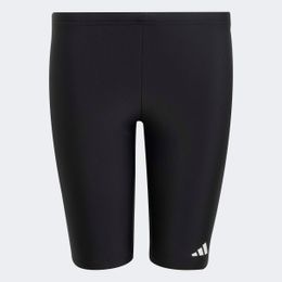 Badehose adidas Performance "SWIM JAMMERS F&Uuml;R KINDER", Jungen, Gr. 140, N-Gr, schwarz, Obermaterial: 80% Polyamid, 20% Elasthan, Badehosen Badehose