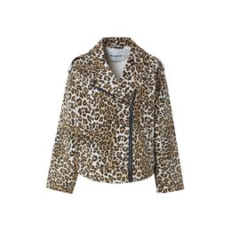 Modstr&ouml;m Modstr&ouml;m Jacke 'Iben' Damen Gr&ouml;&szlig;e XS hellbeige / umbra / dunkelbraun Sommerjacke