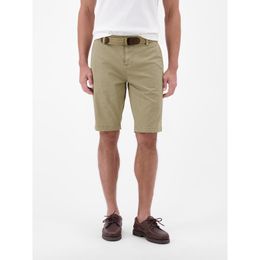 Lerros Herren Lerros Chinoshorts &raquo;Bequeme Chino-Bermuda mit G&uuml;rtel und Minimalprint&laquo; Leichte Sommershorts aus 98% Baumwolle und 2% Elasthan, mit 4 