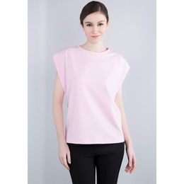 Imperial Damen Imperial T-Shirt &raquo;&Auml;rmelloses "Punto Milano" Shirt mit eingeschlagen Armlochdetail&laquo; pink S (36)