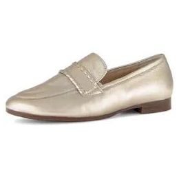 Slipper Gabor "Slipper", Damen, Gr. 40,5, gold, Schuhe Slipper