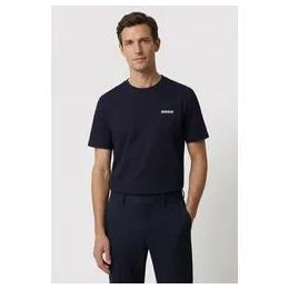 T-Shirt Napapijri "S-SMALL BOX", Herren, Gr. L, blu marine, Obermaterial: 100% Baumwolle, Shirts T-Shirt, sportlicher Stil, f&uuml;r Sportmode und Wintermode, Kurzarmdesign