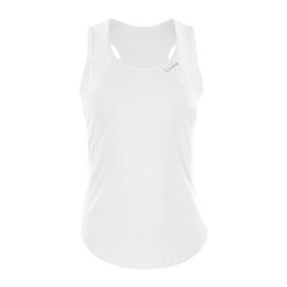 Tanktop WINSHAPE "AET128LS", Damen, Gr. XL, wei&szlig; (ivory), 85% Polyester, 15% Elasthan, R&uuml;ckenausschnitt, Tops Tanktop, Functional Soft and Light
