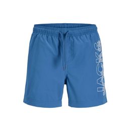 Jack & Jones Jack & Jones Junior Badeshorts 'JPSTMaui Wave' Jungen Gr&ouml;&szlig;e 164 saphir / wei&szlig;