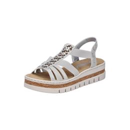 Rieker Sandals female size 37 Dark brown / Silver
