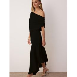 Trendyol Kleid Damen Gr&ouml;&szlig;e 36 schwarz Sommerkleid