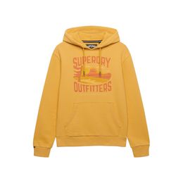 Superdry & Co Sweatshirt 'OUTDOORS MOUNTAIN' Herren Gr&ouml;&szlig;e L curry / orange