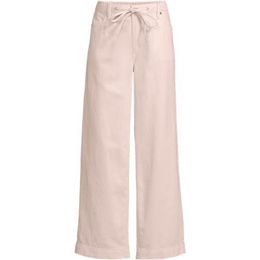LANDS' END Soft Comfort weite Jeans im Leinenmix, Damen,  Pink, by Lands' End
