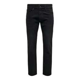 Only & Sons Only & Sons Jeans 'ONSWeft' male size 33 Black denim