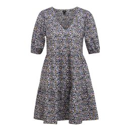 River Island Kleid Damen Gr&ouml;&szlig;e 40 navy / t&uuml;rkis / gelb / hellpink / schwarz Sommerkleid