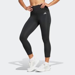 Trainingstights adidas Performance "OPT ESS ST 3/4", Damen, Gr. XS, N-Gr, schwarz (schwarz, normal, gr.), Obermaterial: 85% Polyester, 15% Elasthan, 3/4-L&auml;nge, Hosen, Topseller