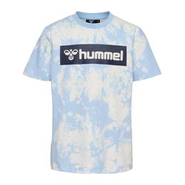Hummel Shirt Jungen Gr&ouml;&szlig;e 128 beige / hellblau / schwarz / wei&szlig;