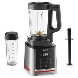 Tefal Standmixer "BL91HD Infiny Mix+ Highspeed", schwarz (edelstahl, schwarz), B:20cm H:45cm T:22,5cm, Zerkleinerer, 5 automatische Programme, Klingen mit Titanbeschichtung