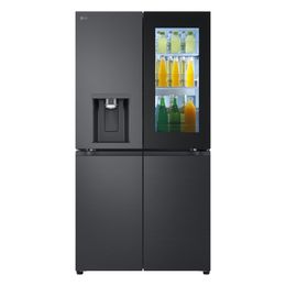 LG InstaView&reg; MultiDoor K&uuml;hlschrank (E, 637L, 179cm hoch) mit Eis, Crushed Ice und Wasserspender & internem Wassertank GMG961NPKE