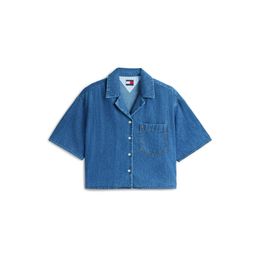Tommy Jeans Bluse Damen Gr&ouml;&szlig;e M blue denim