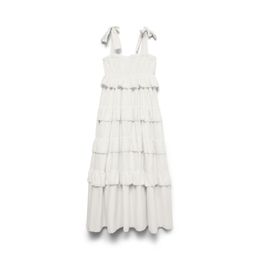 V&eacute;ro Moda Vero Moda Kleid 'VMDOLORES' Damen Gr&ouml;&szlig;e 42 wei&szlig; Sommerkleid