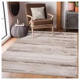 Teppich Carpet City "Moda", beige, B:80cm H:11mm L:300cm, Polypropylen, Teppiche, Teppich, Kurzflor, Vintage-Optik, Weicher Flor