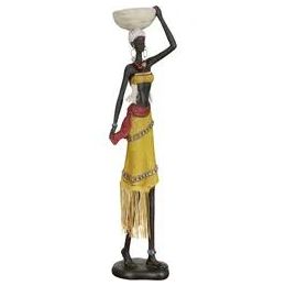 Afrikafigur Gilde "Afrikanerin Auma", braun, B:10cm H:46cm T:9cm, Kunstharz, Dekofiguren