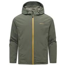 Outdoorjacke Ragwear "Lewie", Gr. XL (54), schwarz olive26, Obermaterial: 100% Nylon, Innenfutter: 100% Polyester, Basic, gerade h&uuml;ftbedeckend, hoch geschlossener Ausschnitt, weit elastischer Bund mit innenliegendem Gummizug, Jacken Outdoorjacke, &Uuml;bergangsjacke mit wasserdichtem Rei&szlig;verschluss