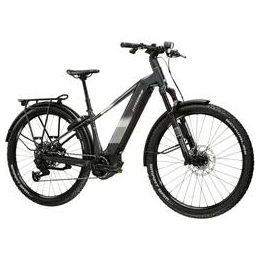 E-Bike KROSS "Influx Hybrid 6.0 21,3Ah / 800 Wh 29 Zoll schwarz 12 G&auml;nge 2026" Gr. 41, grau, schwarz, Elektrofahrr&auml;der, 41cm, 29 Zoll (73,66cm), BOSCH PERFORMANCE LINE CX 36 V/250 W, Mittelmotor