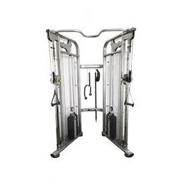 UNO Fitness Trainingsstation U.N.O. FITNESS "CS 1000 Eckstation", silber, KraftstationenB:168cm H:217cm L:111,5cm, Beidseitig auf 19 Stufen in der H&ouml;he einstellbar, B:168cm H:217cm L:111,5cm