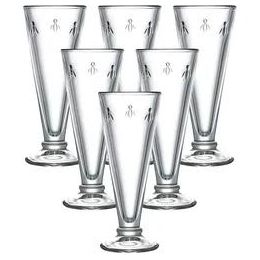 Sektglas LA ROCH&Egrave;RE FRANCE "Sektgl&auml;ser Biene Abeille 150 ml 6er Set transparent", bunt (transparent), 6 tlg., Glas, Trinkgef&auml;&szlig;e