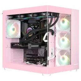 Cougar Gaming-PC "FV150 PK 8064 AMD Ryzen 5 9600X 32GB DDR5 1TB SSD RTX 5070Ti", pink, Microsoft Windows 11 Home (64 Bit), 32 GB RAM 1.000 GB SSD, Desktop-PCs, Windows 11, DDR5 RAM, Wasserk&uuml;hlung