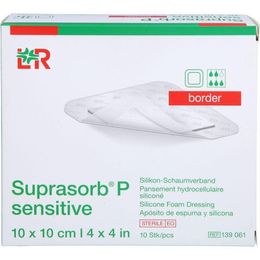 kohlpharma Suprasorb P sensitive PU-Schaumv.border 10x10cm 10 St