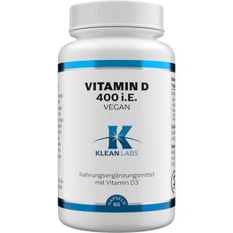 Vitamin D 400 I.E. Klean Labs Kapseln 60 St