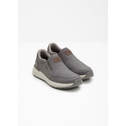 bonprix Rieker Komfort-Slipper in bequemer Weite, grau, Gr.40, L&auml;ssiger Rieker Komfort-Slipper in bequemer Weite