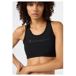 Sport-BH Champion "PERFRORMANCE Quick Dry Bra with big Logo", Damen, Gr. L, N-Gr, nbk, Obermaterial: 78% Polyester, 22% Elasthan, BHs Sport-BH, f&uuml;r Sportmode und Fitnessaktivit&auml;ten, sportlicher Stil