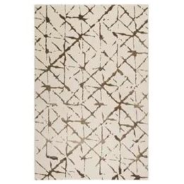 Teppich Esprit "Solveig", creme beige, B:80cm H:12mm L:150cm, Polyester, Teppiche, Teppich, Kurzflorteppich, gewebt, geometrisch, modern, trendig, Skandi, weich