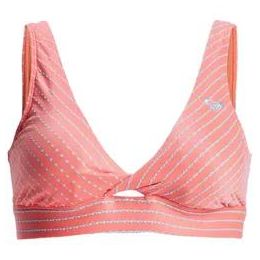 Triangel-Bikini-Top Roxy "Wavy Baby Elongated Dcup", Damen, Gr. S, Cup B, camellia, Obermaterial: 77% Microfaser, 13% Nylon, 10% Elasthan;, Bikini-Oberteile