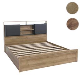 Mendler King Size Bett HWC-P43, Doppelbett Bettgestell mit Lattenrost ~ Variantenangebot 139831+139830+139832+139833