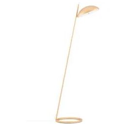 NOVA LUCE Stehlampe "FLUTE", goldfarben, 1, &Oslash; 30cm H: 153cm, 1 Stk., Leuchten, Stehlampe
