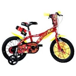 Kinderfahrrad DINO BIKES "Flash 16" Kinderfahrrad 4-7 Jahre" Gr. 30, rot, Fahrr&auml;der, Kinder, 16 Zoll (40,64cm) hinten: 14 Zoll (35,56cm)