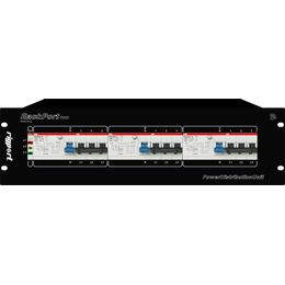 RIGPORT RackPort PD125 - 125A -3x63ACEE, 3HE single RCBO Powerdistributor