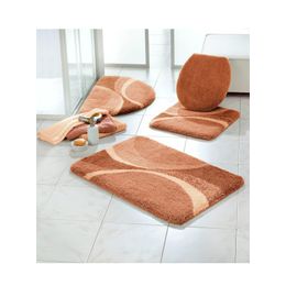 Badematte Grund Gr. 1, orange (terrakotta), rechteckig (60cm x 90cm ), 1 Stk., Badematten, Badematte