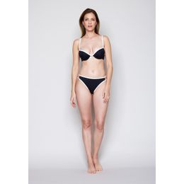 JOOP! Bikini-Hose JOOP "Blanca Beach", Damen, Gr. 36, N-Gr, schwarz beauty, Obermaterial: 83% Polyamid, 17% Elasthan, Badehosen Bikini-Hose