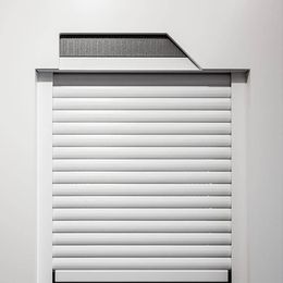 Aufsatzrollladen, Modell Premium, Kunststoff, 800 x 800 mm, Wei&szlig;, feuchtigkeitsresistente D&auml;mmung, Gurtwickler, individuell konfigurieren