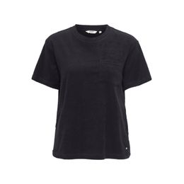 T-Shirt oxmo "T-Shirt OXFrika", Damen, Gr. M, schwarz, Obermaterial: 80% Baumwolle CO. 20% Polyester PES., Shirts T-Shirt