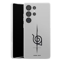 DeinDesign Galaxy S25 Ultra Handy Slim Case Silikon Handyh&uuml;lle transparent H&uuml;lle extra d&uuml;nn Konoha Sasuke Naruto Shippuden Silikon Slim Case