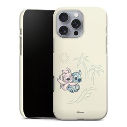 DeinDesign iPhone 16 Pro Max Handy Premium Case Smartphone Handyh&uuml;lle Schutzh&uuml;lle matt Angel Disney Lilo & Stitch Premium Case