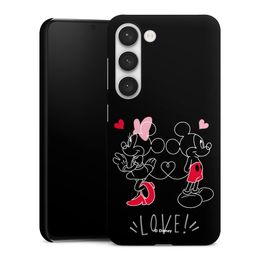 DeinDesign Galaxy S23 Handy Premium Case Smartphone Handyh&uuml;lle Schutzh&uuml;lle matt Disney Love Premium Case
